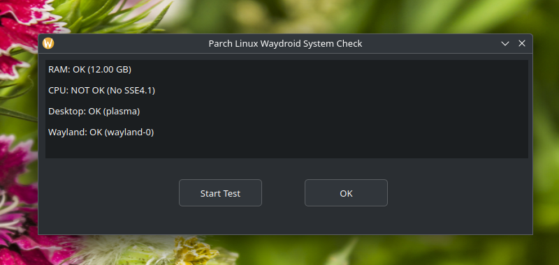 Waydroid on Parch Linux | Parch Linux Wiki