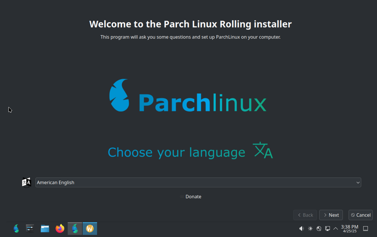 آموزش نصب پارچ لینوکس | Parch Linux Wiki
